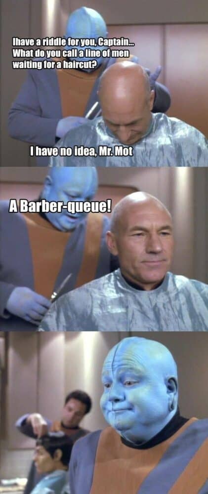 35 Hilariously Corny Star Trek Dad Jokes That'll Set Your Phasers To Pun