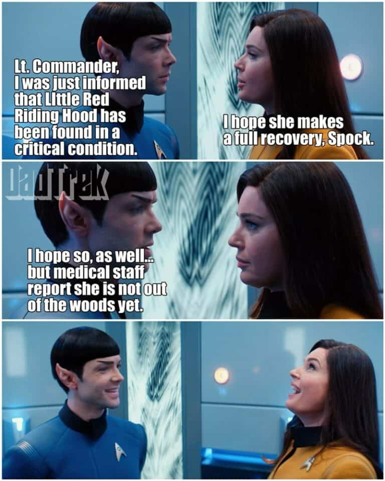 35 Hilariously Corny Star Trek Dad Jokes That'll Set Your Phasers To Pun