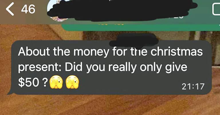 Freelancer Shamed For "Only" Giving $50 Toward Christmas Gift For Boss ...