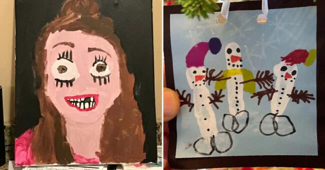 35 Hilarious Kid's Drawings That Belong In The Unhinged Hall Of Fame