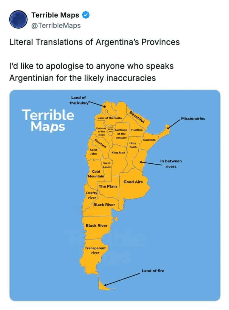 30 Hilariously Terrible Maps That Are Pretty Useless Unless You're ...