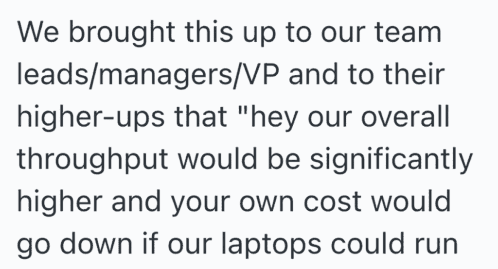 Remote Employees Forced By Management To Use Old Slow Computers, So ...