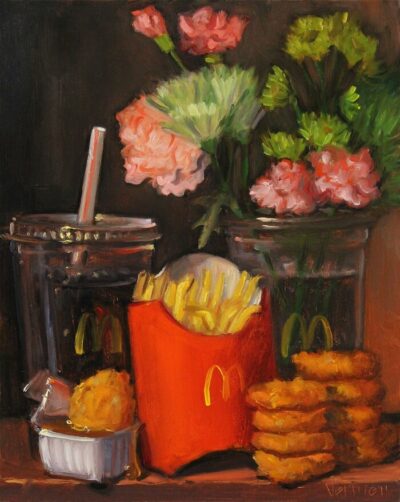 30 Oil Paintings That Turn Junk Food Into Kitchen-Worthy Art By Noah ...