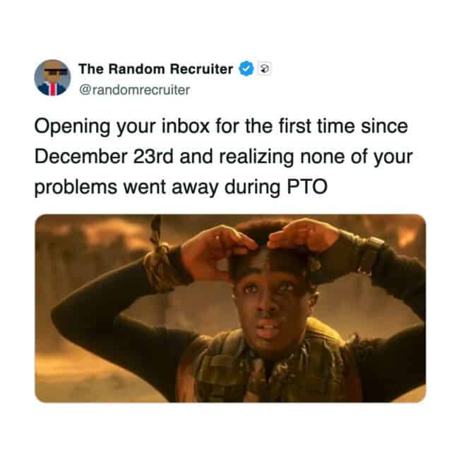 25 Funny Work Tweets For Everyone Circling Back In The New Year