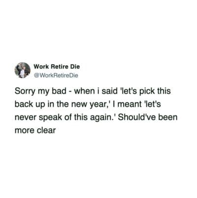 25 Funny Work Tweets For Everyone Circling Back In The New Year
