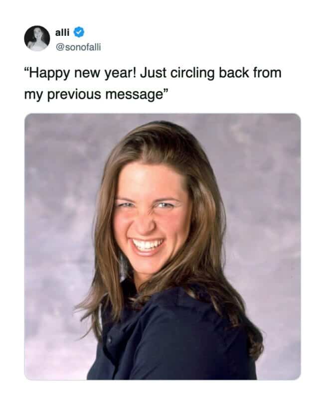 25 Funny Work Tweets For Everyone Circling Back In The New Year