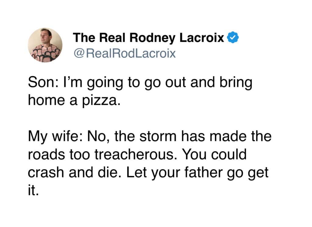 30 Funny Dad Tweets From Hilarious Father And Husband Rodney Lacroix
