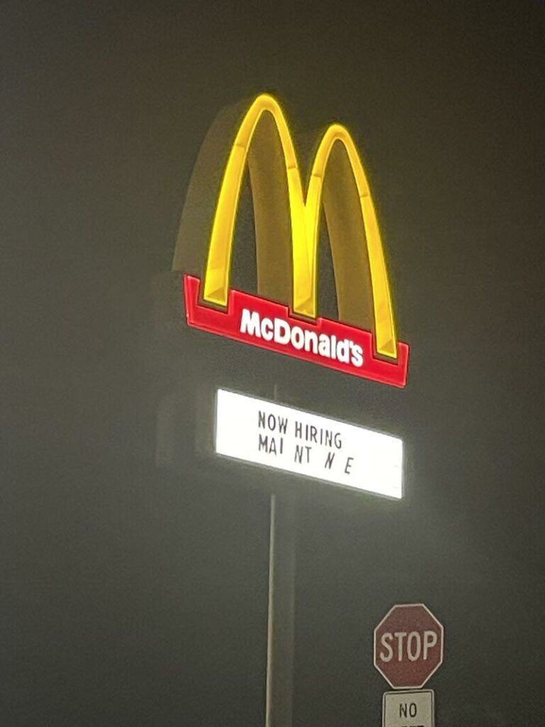 25 Fast Food Now Hiring Signs That Are Funnier Than They Should Be