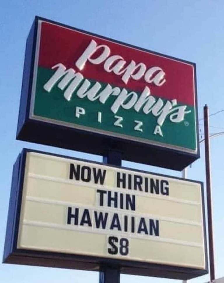 25 Fast Food Now Hiring Signs That Are Funnier Than They Should Be