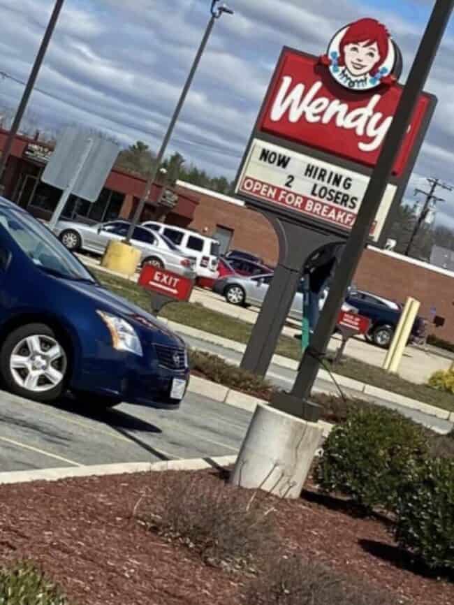 25 Fast Food Now Hiring Signs That Are Funnier Than They Should Be