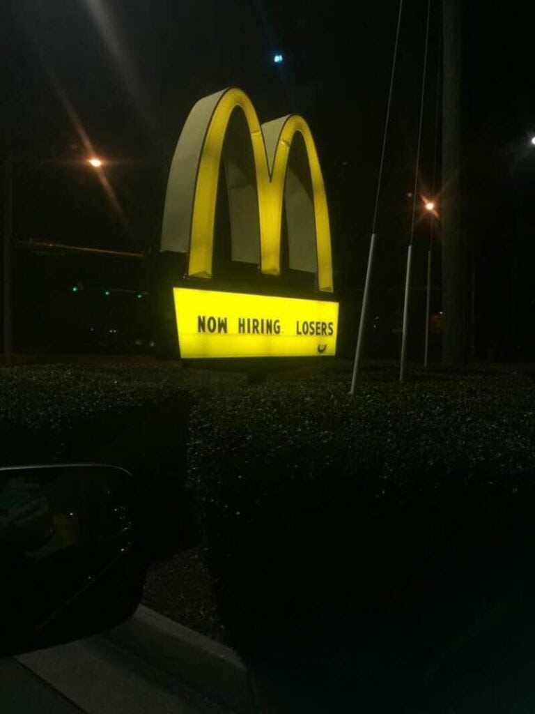 25 Fast Food Now Hiring Signs That Are Funnier Than They Should Be