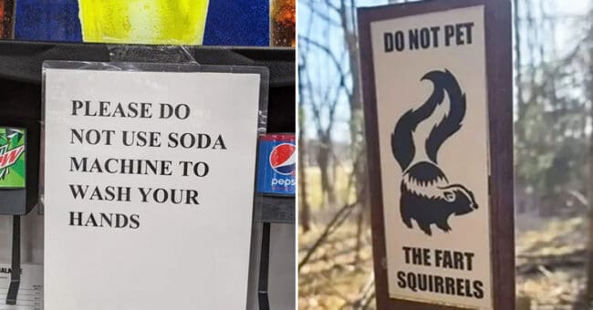30 Funny Signs That Are Oddly Specific For A Very Good Reason