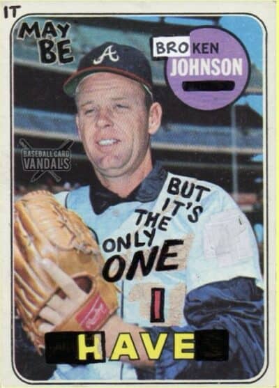 40 Hilarious Vandalized Baseball Cards Edited For Comedy Purposes