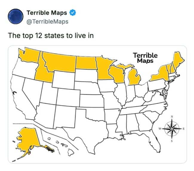 30 Hilariously Terrible Maps No One Asked For, Yet Here We Are