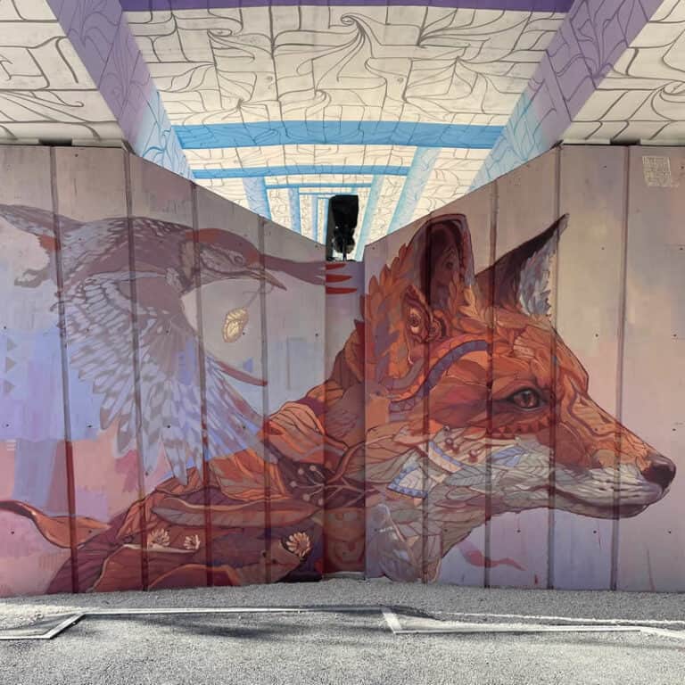 30 Incredible Wildlife Street Art Murals From Artist Alegria Del Prado