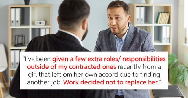 Management Tries To Bully Employee Into Taking On All Of Former ...