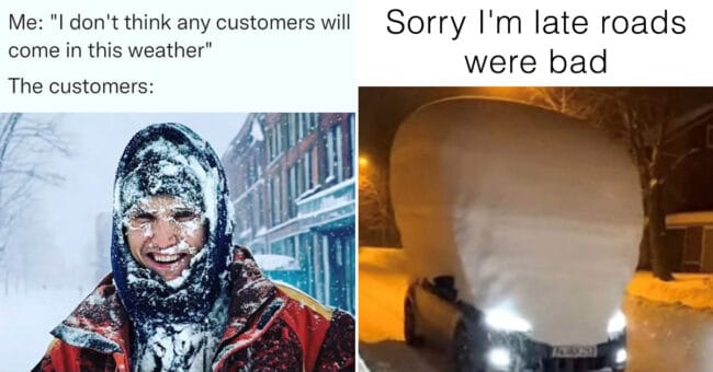 20 Memes For Anyone Commuting To Work In Winter Weather Instead Of ...
