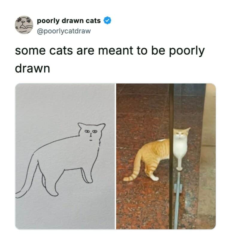 30 Hilarious "Poorly Drawn Cats" That Are Somehow Better Than The ...