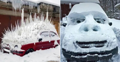10 Snow-Covered Cars That Became Funny Art