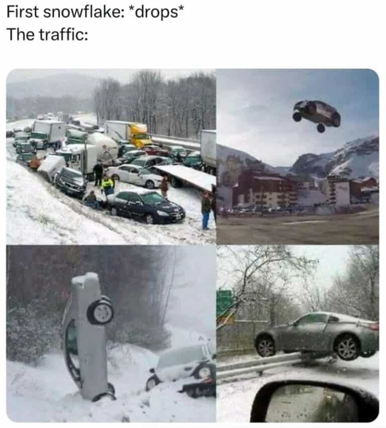 20 Memes For Anyone Commuting To Work In Winter Weather Instead Of ...