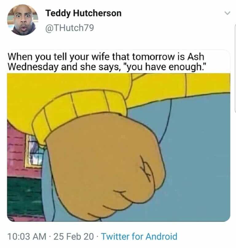 30 Funniest Ash Wednesday Memes, You Know, If You Didn't Give Memes Up ...