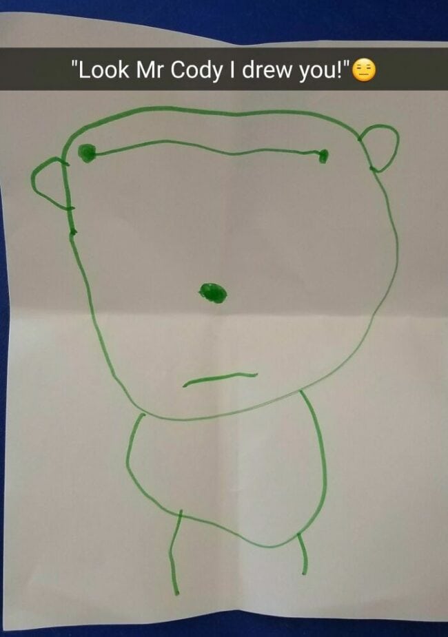 40 Hilarious, Yet Terrifying Children's' Portrait Drawings That Are ...