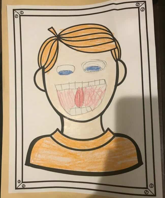 40 Hilarious, Yet Terrifying Children's' Portrait Drawings That Are ...