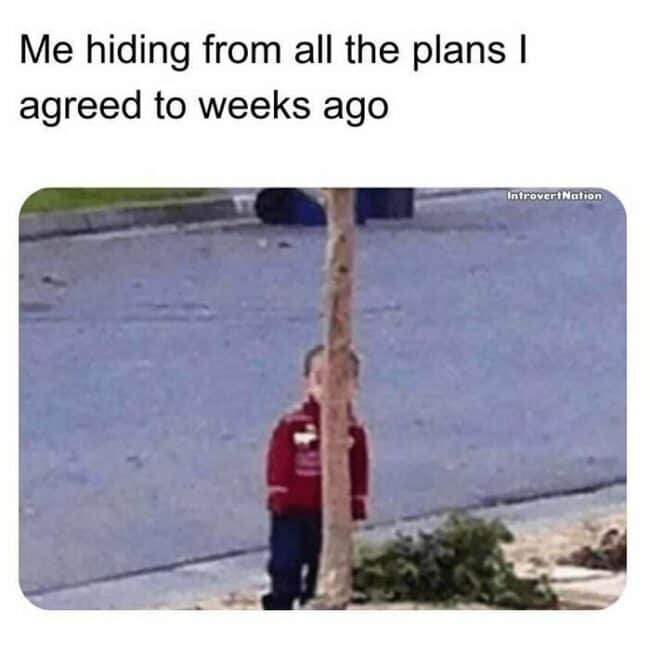 35 Relatable Introvert Memes About Canceling Plans And Being Relieved