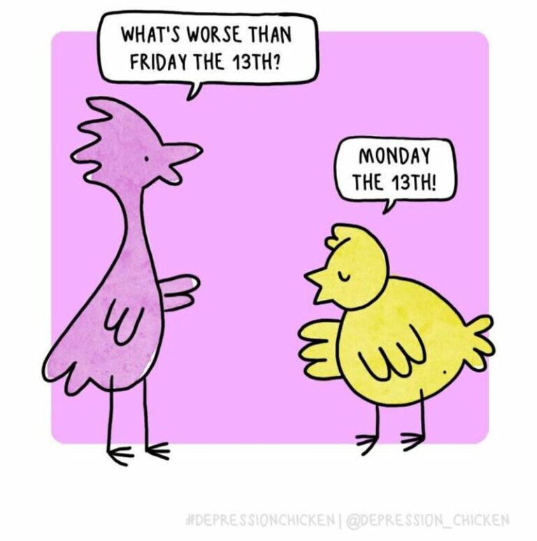 35 One-Panel Depression Chicken Comics That Find Humor In Anxiety ...