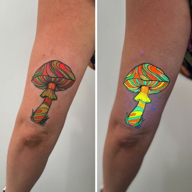 38 Tattoo Designs From This Artist Who Uses Special Ink That Comes ...